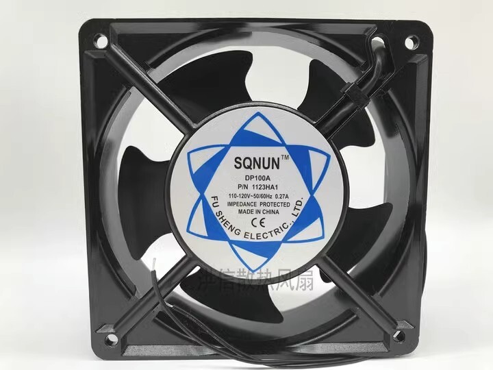 1 PCS SQNUN fan DP100A P/N 1123HA1 110-120V 0.27A 12CM 12038 2wire | eBay