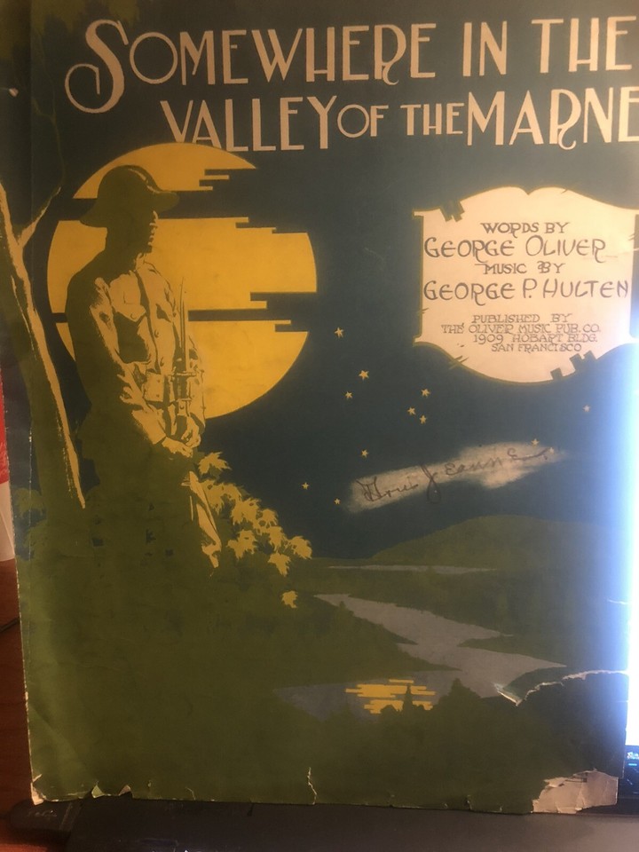 WW1 pre-1920 2-pack Sheet Music (11x14) | eBay