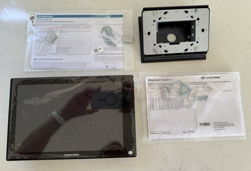Crestron TSS-10-B-S, 10.1" Room Scheduling Touch Screen, Black (TSW ...