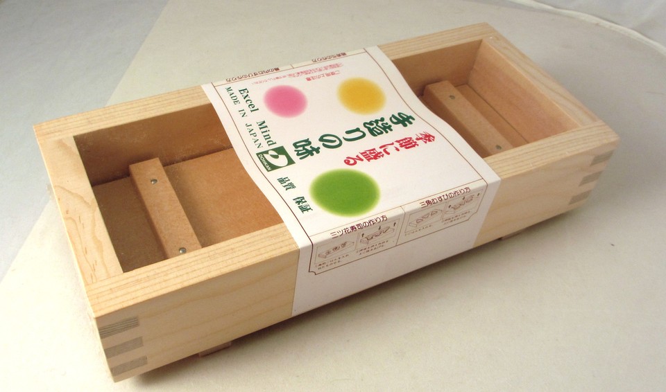 Wood Rice Press Wooden Oshi Gata BOX mold K5036 sushi restaurant how to ...
