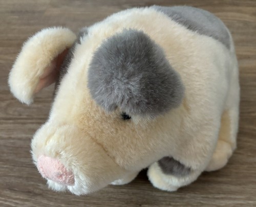 Toys R Us Beige Pig Gray Spots Plush Stuffed Animal Toy Lovey 12” | eBay