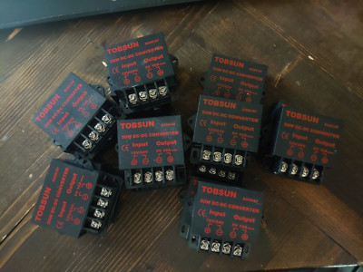LOT of 15 Tobsun EA50-5V 50W Voltage Converter DC 12/24V to DC 5V 15A ...