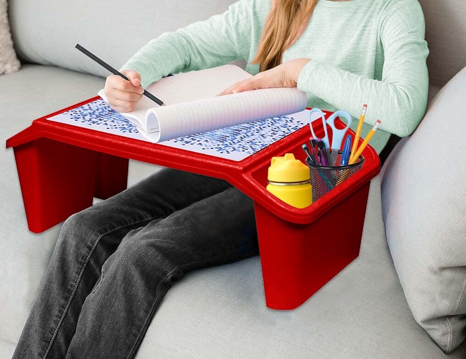 Plastic Lap Desk Kids Travel Activity Multipurpose Portable Bed ...