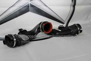 Genuine Mercedes-Benz OM642 Engine Turbo Air Intake Pipe - With Air ...