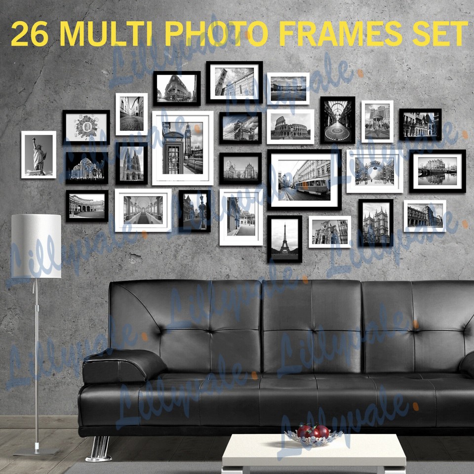 Large Multi Picture Photo Frames Wall Set 20PCS 215cm x 77cm Home Art ...