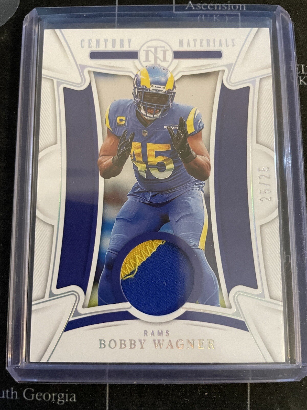 2022 Panini National Treasures Bobby Wagner 2 Color Patch 25/25 ...