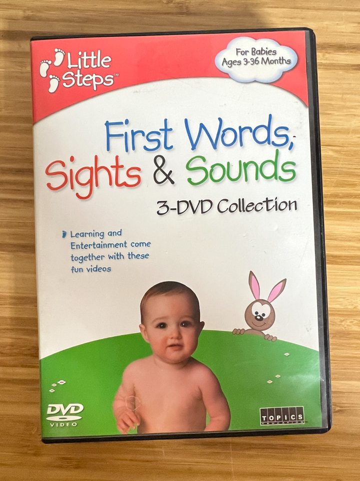 2 Little Steps DVD sets- Shape Letters & Colors/ Sights & Sounds | eBay