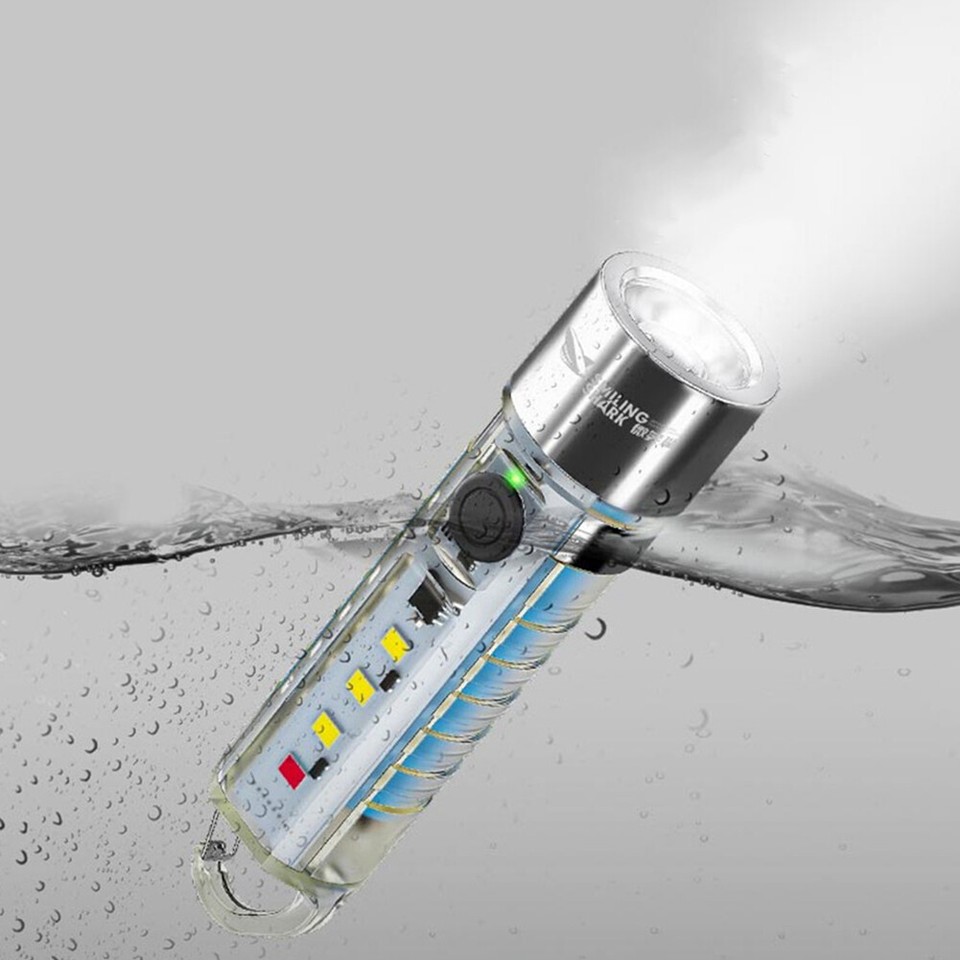 Durable LED SMD Mini Flashlight with Clip Pocket Flashlight Luminous ...