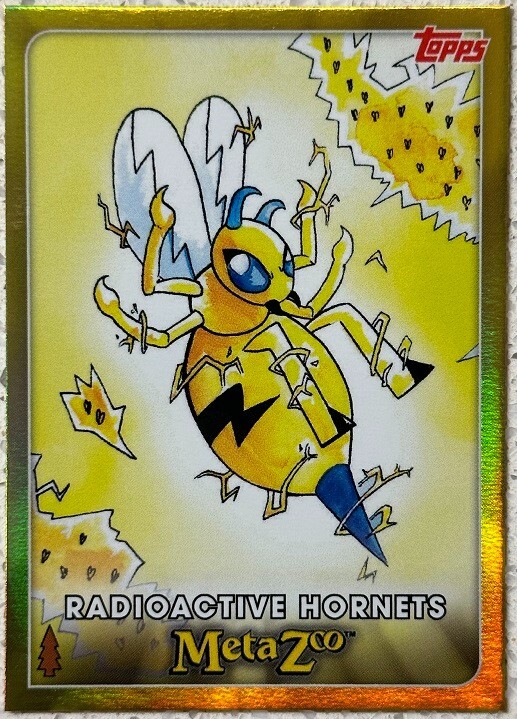 2022 TOPPS METAZOO WILDERNESS #47 RADIOACTIVE HORNETS GOLD FOIL | eBay