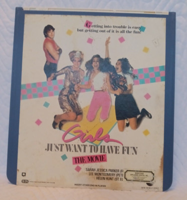 Girls Just Want to Have Fun the Movie1985 (former rental) CED | eBay
