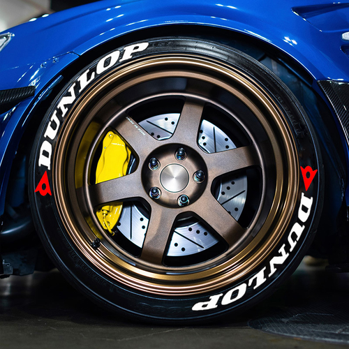 8 Sets Tire Lettering Sticker DUNLOP 1.38'' Font Tall Fpr 15''-24 ...