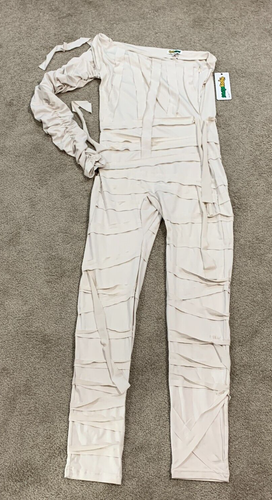 Sexy Mummy TIPSY ELVES 1 SHOULDER JUMPSUIT HALLOWEEN COSTUME Women ...