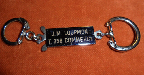 Porte-clés facilement détachable Maison / auto JOLI JM LOUPMON COMMERCY ...