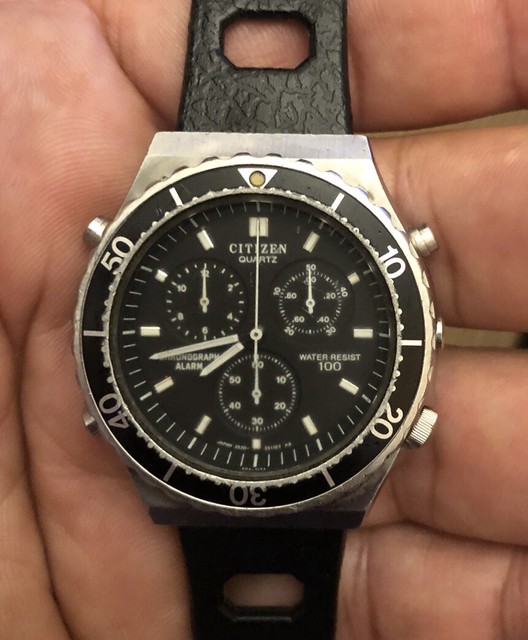 Citizen 3530-351011 TA Chronograph Wristwatch PREOWNED with for sale ...