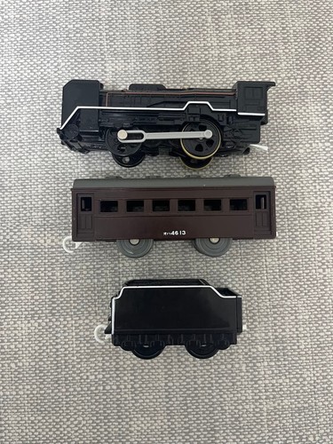 Plarail steam locomotive 3-car set, no batteries | eBay