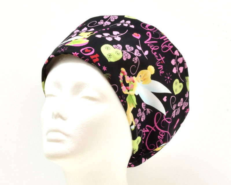 *Disney Tinkerbell Valentine's Scrub Cap Doctor Theatre Nurse Hospital ...