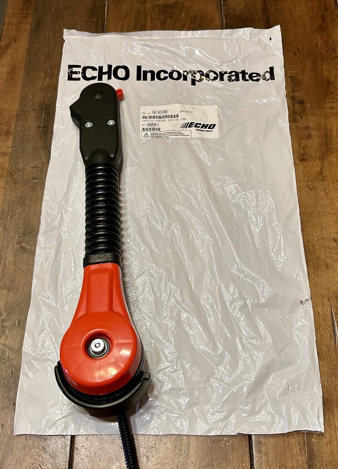 NEW Genuine ECHO Hip Mount Throttle Control Assy PB-770H P021052900 OEM ...