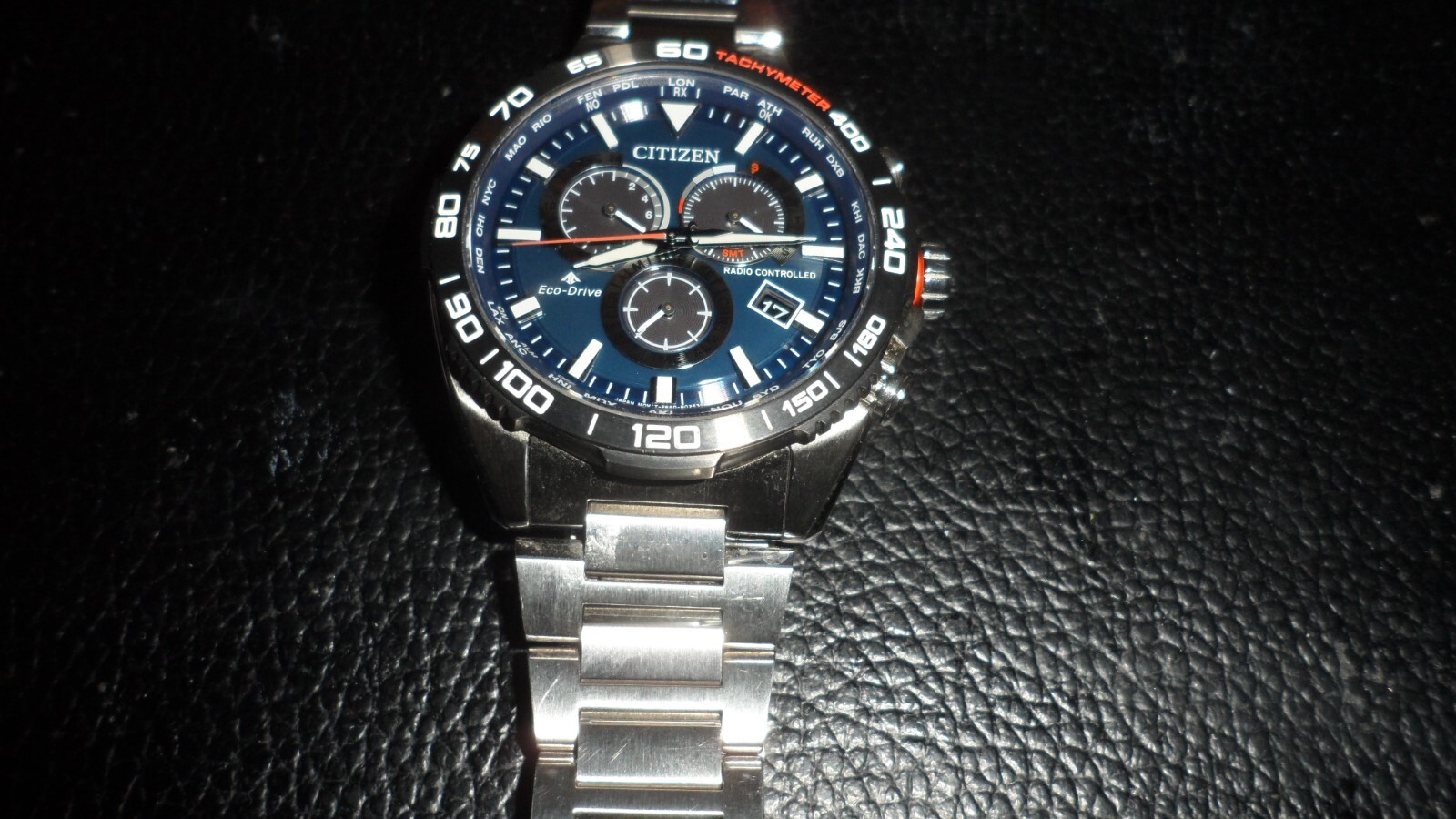 CITIZEN CB5034-58L Men's Eco-Drive Radio Controlled A.T. Chronograph ...