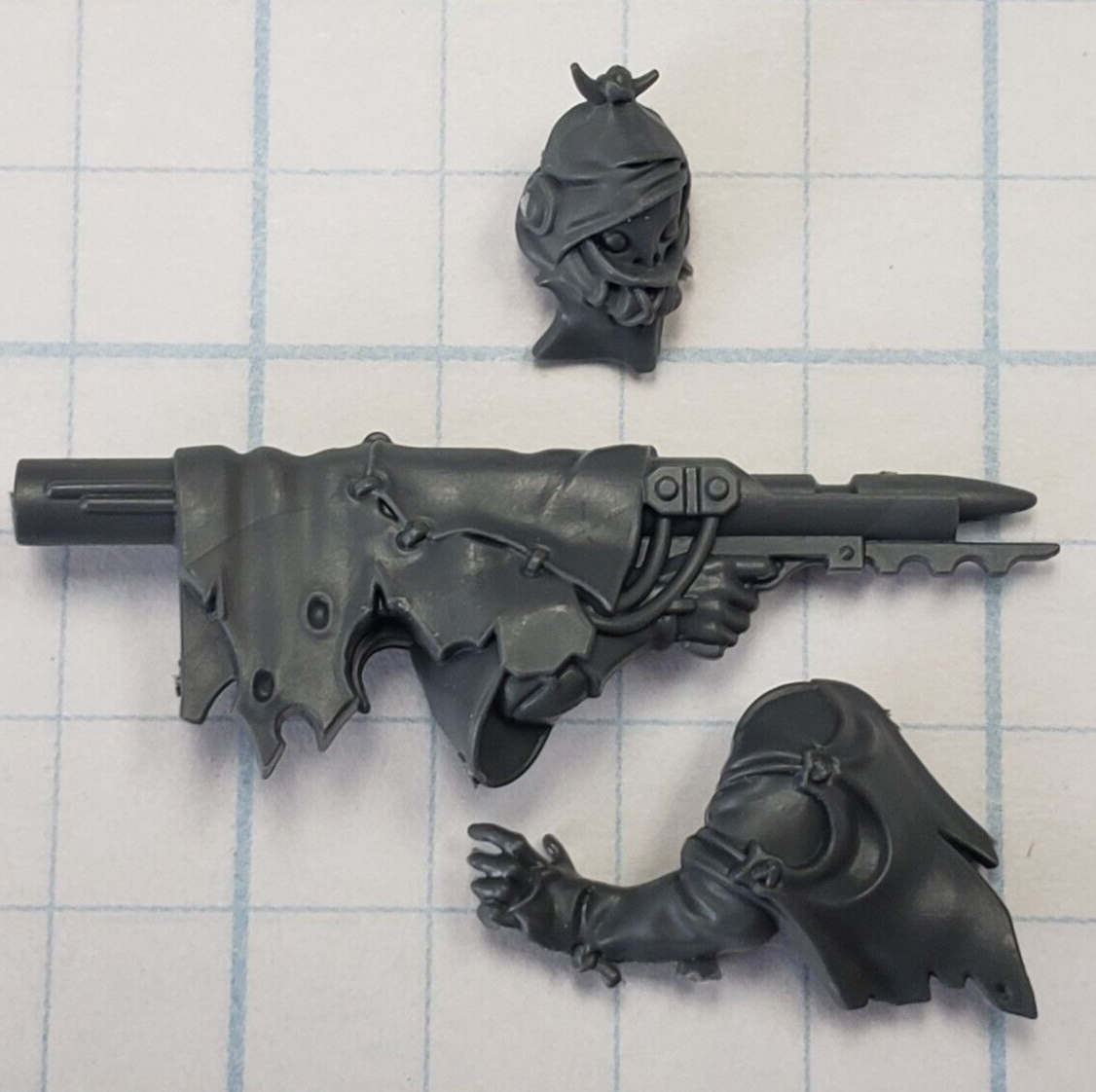 40k Necromunda Ash Wastes Bits Nomads War Party Charge Caster Missile ...