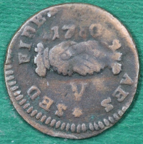 Malta Knights of Malta Grand Master De Rohan 5 Grani 1780 Copper Coin ...