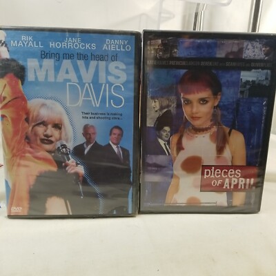 2 action DVDs Pieces of April & BRING ME THE HEAD OF MAVIS DAVIS sealed ...