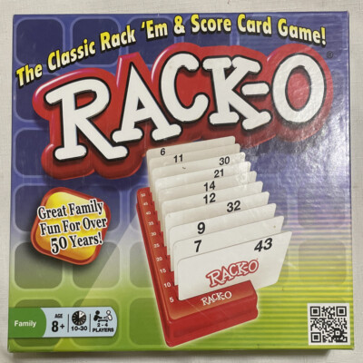 Hasbro RACK-O The Classic Rack 'Em & Score Card Game Complete | eBay