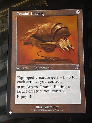 Cranial Plating , Time Spiral Remastered , Near Mint, MTG , FREE ...