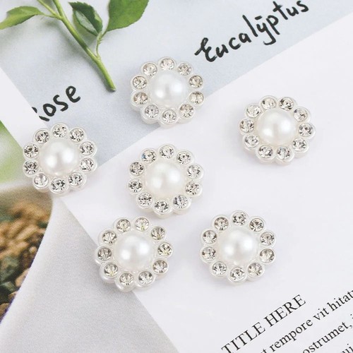 50pcs/lot Resin Flat Round Buttons 12/14mm Flower Shaped Buttons | eBay