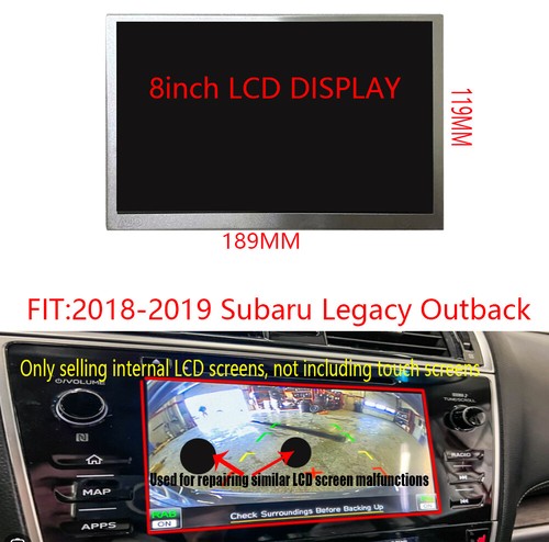 OEM LCD Display NAVIGATION Radio REPLACEMENT 2018 19 Subaru Legacy ...