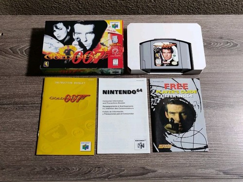 Goldeneye 007 (Nintendo 64 N64) Complete In Box CIB - Authentic ...