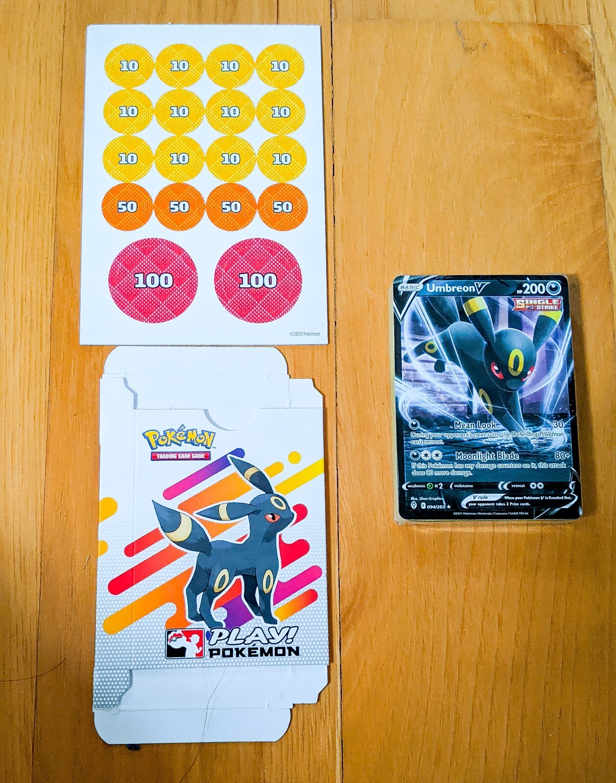 Pax West 2022 pokemon Play lab Umbreon mini deck Event Exclusive Promo ...