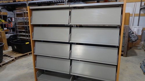 Magazine/Periodical Display Racks, Library Shelving, Double Sided 36 ...
