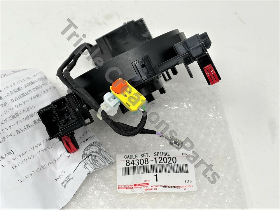 Toyota Genuine 84308-12020 Cable Set Spiral 8430812020 OEM | eBay