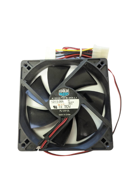 Cooler Master A12025-12CB-4KN-L1 120mm x 25mm 3-Pin Computer Case ...