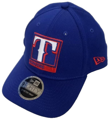 TEXAS RANGERS MLB NEW ERA 9FORTY FRAMED D3 STRETCH SNAP HAT CAP BLUE ...