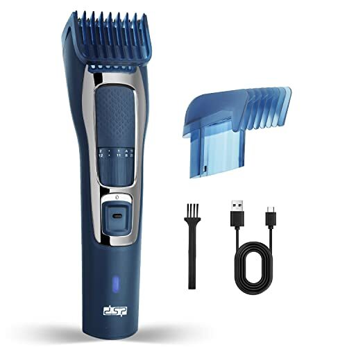 ® Adjustable Beard Trimmer Rechargeable Mustache Trimmer Grooming Kit ...