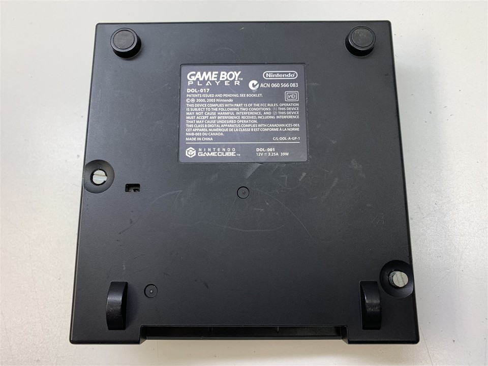 Black Game Boy GameBoy Player for the Nintendo GameCube - Missing Start ...