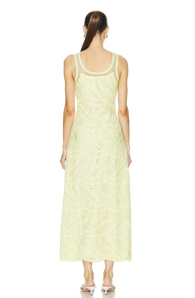 SIMKHAI Zakai Tank Maxi Dress size 4 (sulfur color) retails for $875 | eBay