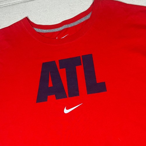 Nike Atlanta Braves ATL T Shirt Mens 3XL Red MLB Baseball Graphic Tee ...
