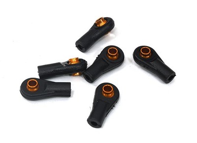 Orange M3 Short Ball Ends for 3mm Tie Rods & Ball Links, Axial Traxxas ...