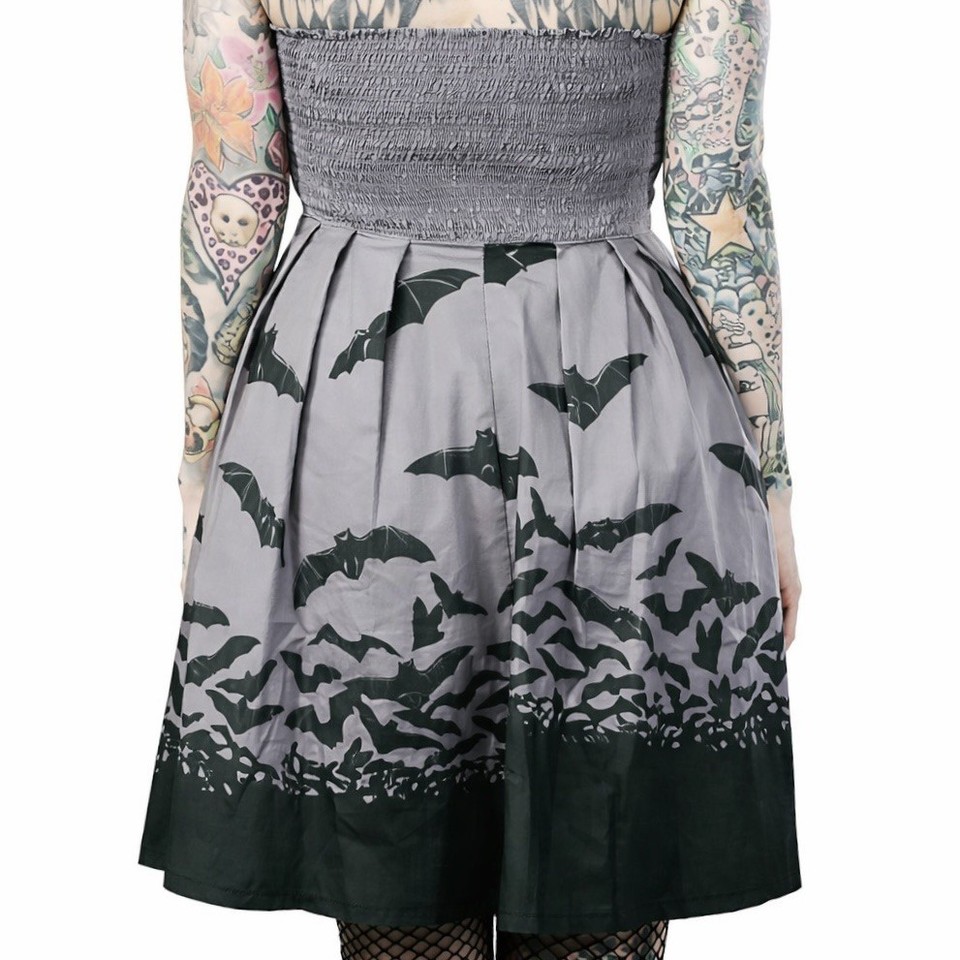 SOURPUSS Spooksville Bats Dress Size L NWT! 1950s Vintage Pinup ...