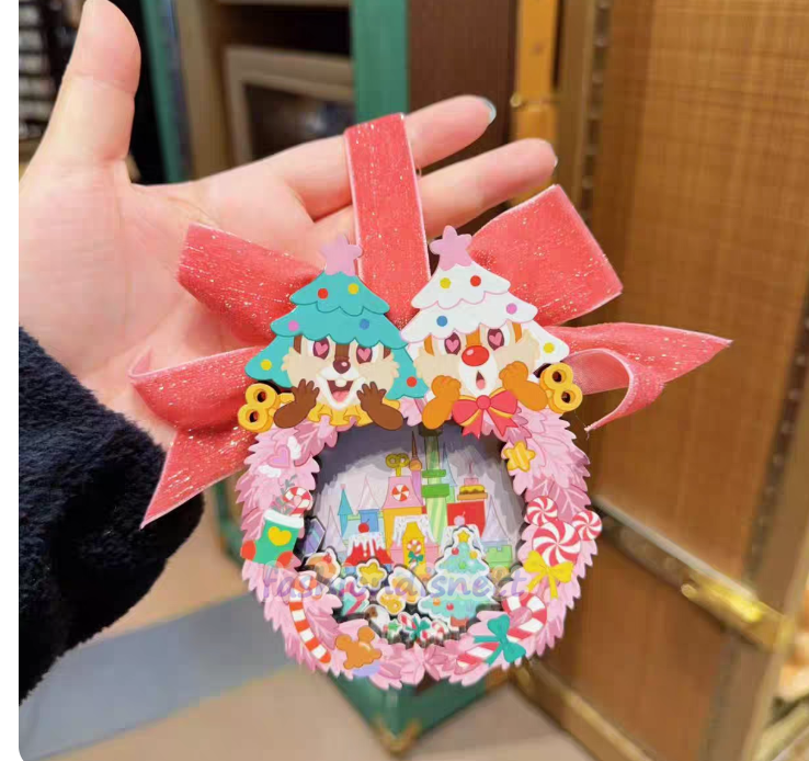Genuine 2025 New Disney chip dale ornament Christmas Gift Shanghai ...