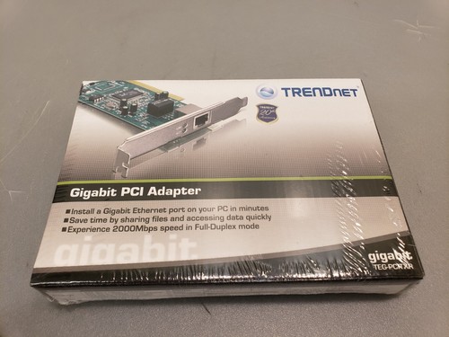 TRENDnet 10/100/1000 Mbps Gigabit PCI Network Adapter Card NIC TEG ...