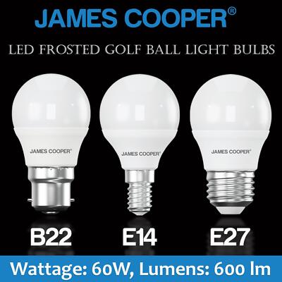 60W LED Golf Round Bulbs Warm White Day Light SES Small Screw E14 B22 ...