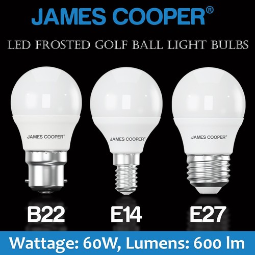 60W LED Golf Round Bulbs Warm White Day Light SES Small Screw E14 B22 ...