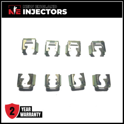 Set of 8 Fuel Injector Locks / Fuel Rail Clip / Retainer Kit Universal ...