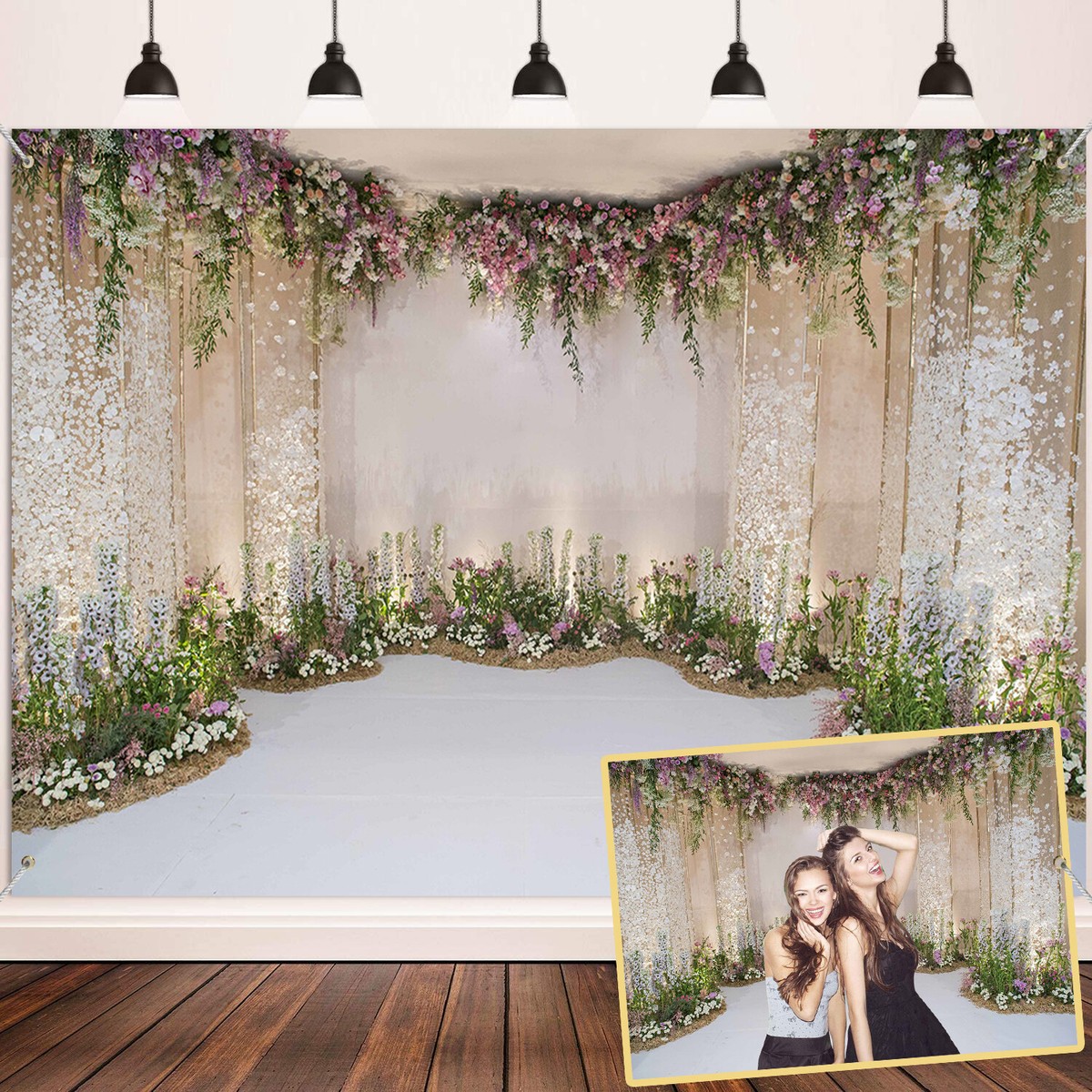 Indoor Backdrop Wedding Decorations
