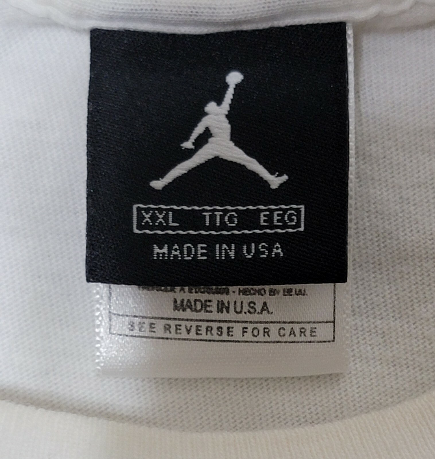 Vintage Michael Jordan MJ-23 Jumpman Nike White T Shi… - Gem