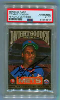 Dwight Doc Gooden Topps Project 2020 Ben Baller #86 "DR K" Signed Auto ...