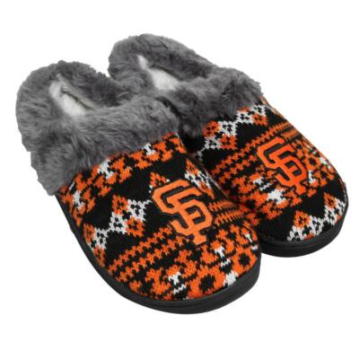 San Francisco Giants Size Small Women's Aztec Slide Slippers [NEW] Shoe ...